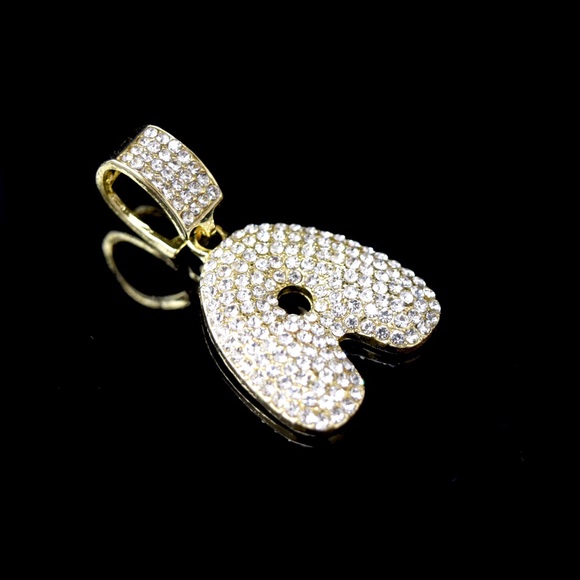 Accessories | Initial Letter A Gold Finish Diamond Charm Chain | Poshmark